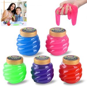 iBaseToy Glitzernder Glibber mit Fünf Farben für Kindergeburtstag ...